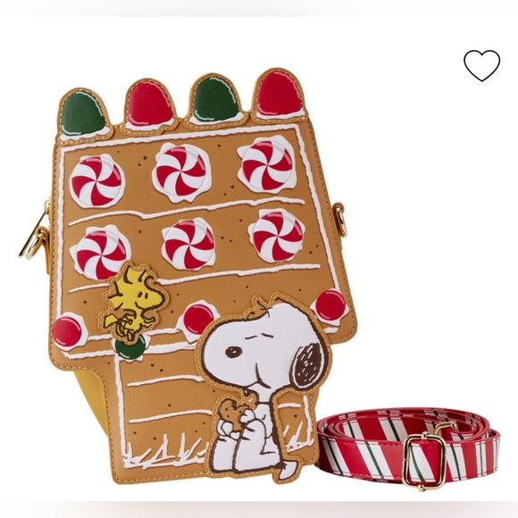 Loungefly | Bags | Snoopy Gingerbread House Crossbody Loungefly Bag ...
